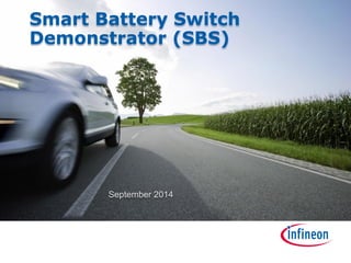 Infineon Smart Battery Switch Demonstrator | PDF