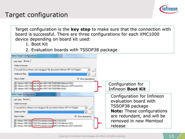 Infineon-TOOL_Tutorial_Memtool_XMC1-TR-v01_00-EN.pdf | Operating Systems | Computer Software and ...