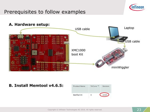 Infineon-TOOL_Tutorial_Memtool_XMC1-TR-v01_00-EN.pdf | Operating Systems | Computer Software and ...