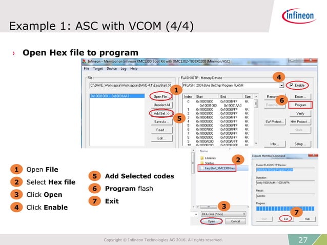 Infineon-TOOL_Tutorial_Memtool_XMC1-TR-v01_00-EN.pdf | Operating Systems | Computer Software and ...