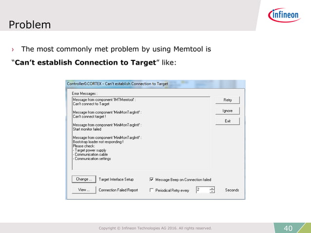 Infineon-TOOL_Tutorial_Memtool_XMC1-TR-v01_00-EN.pdf | Operating Systems | Computer Software and ...