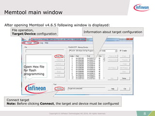 Infineon-TOOL_Tutorial_Memtool_XMC1-TR-v01_00-EN.pdf