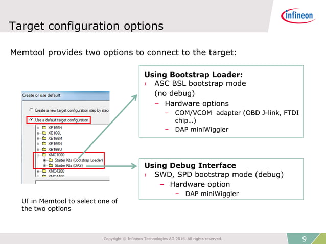 Infineon-TOOL_Tutorial_Memtool_XMC1-TR-v01_00-EN.pdf | Operating Systems | Computer Software and ...