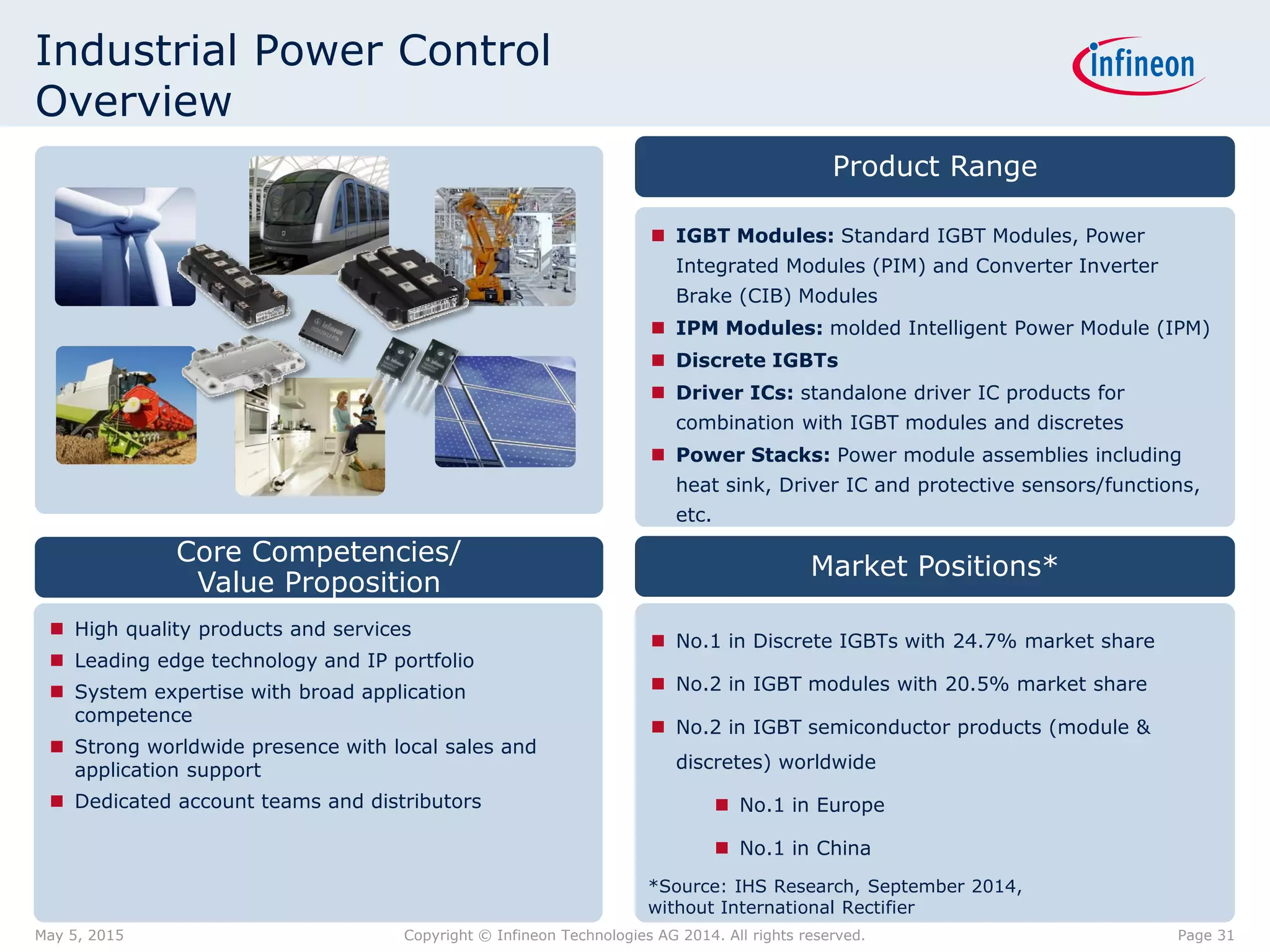 Infineon Company Presentation Q1 2015 | PDF