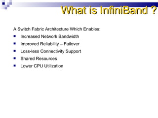 InfiniBand | PPT