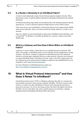 InfiniBand FAQ | PDF