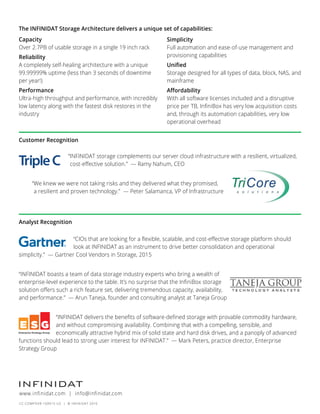 About INFINIDAT: Enterprise Data Storage Without Compromise | PDF ...