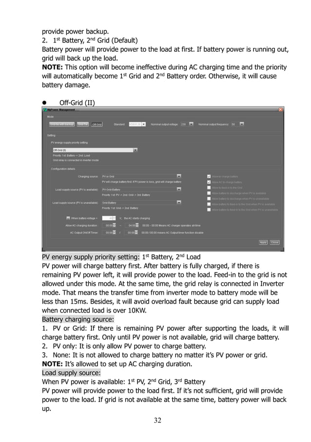 Infini solar 10kw-manual | PDF | Home Appliances | Home & Garden