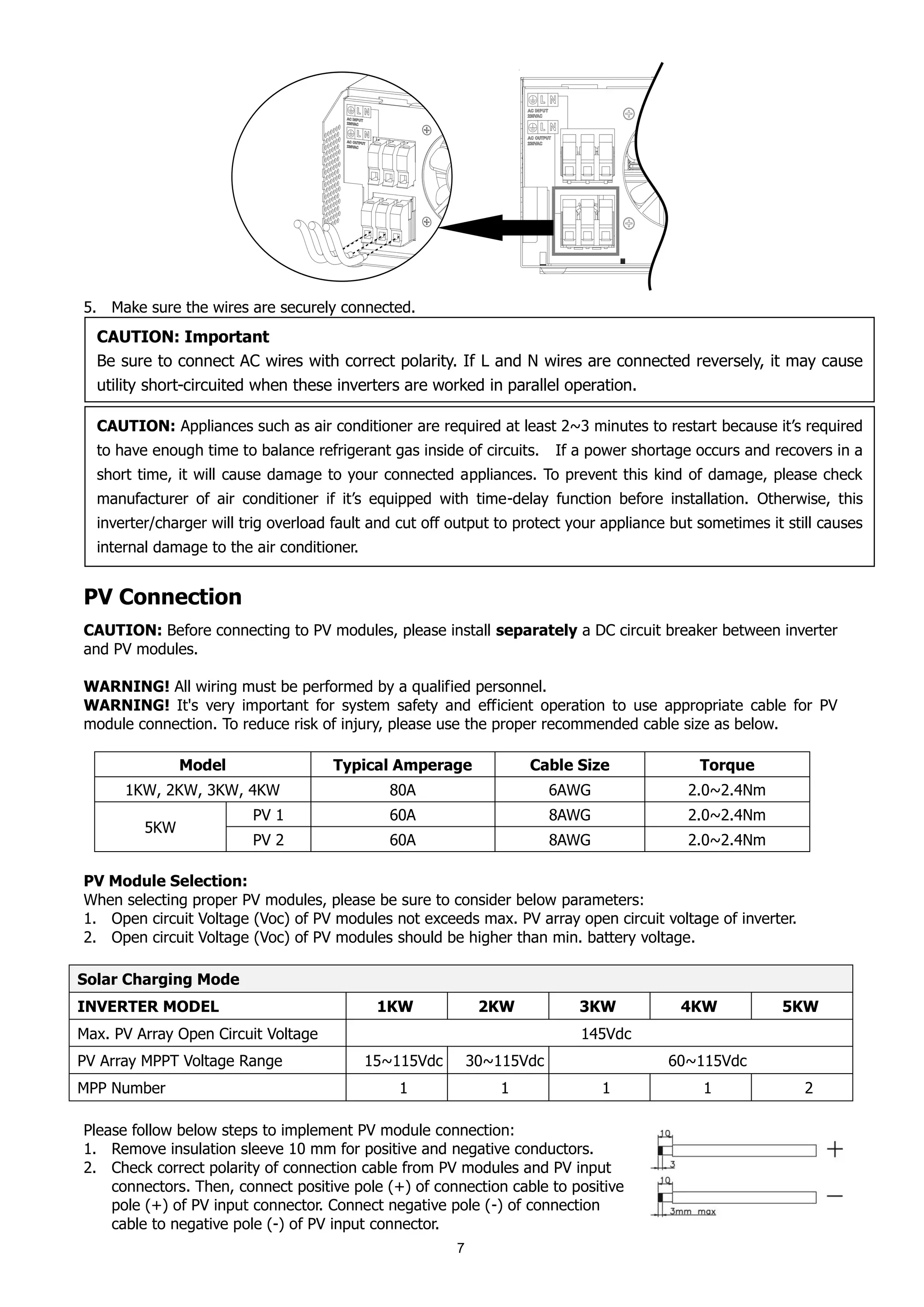 Infini solar v 1kw 5kw manual | PDF