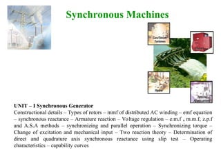 Comprehensive Guide to Synchronous Generators and Parallel Operation ...