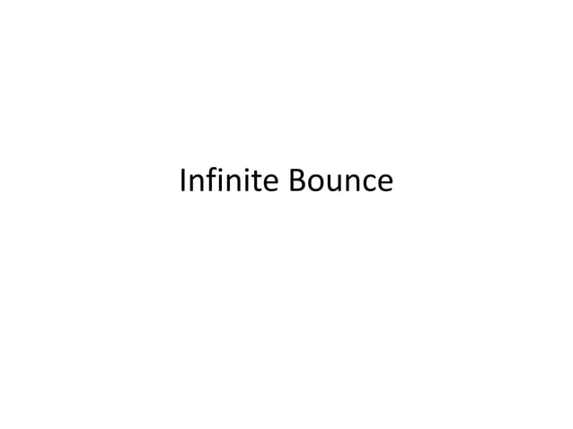 Comiqon Mains-Infinite bounce | PPT