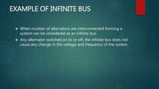 Infinite bus bar in power system | PPTX