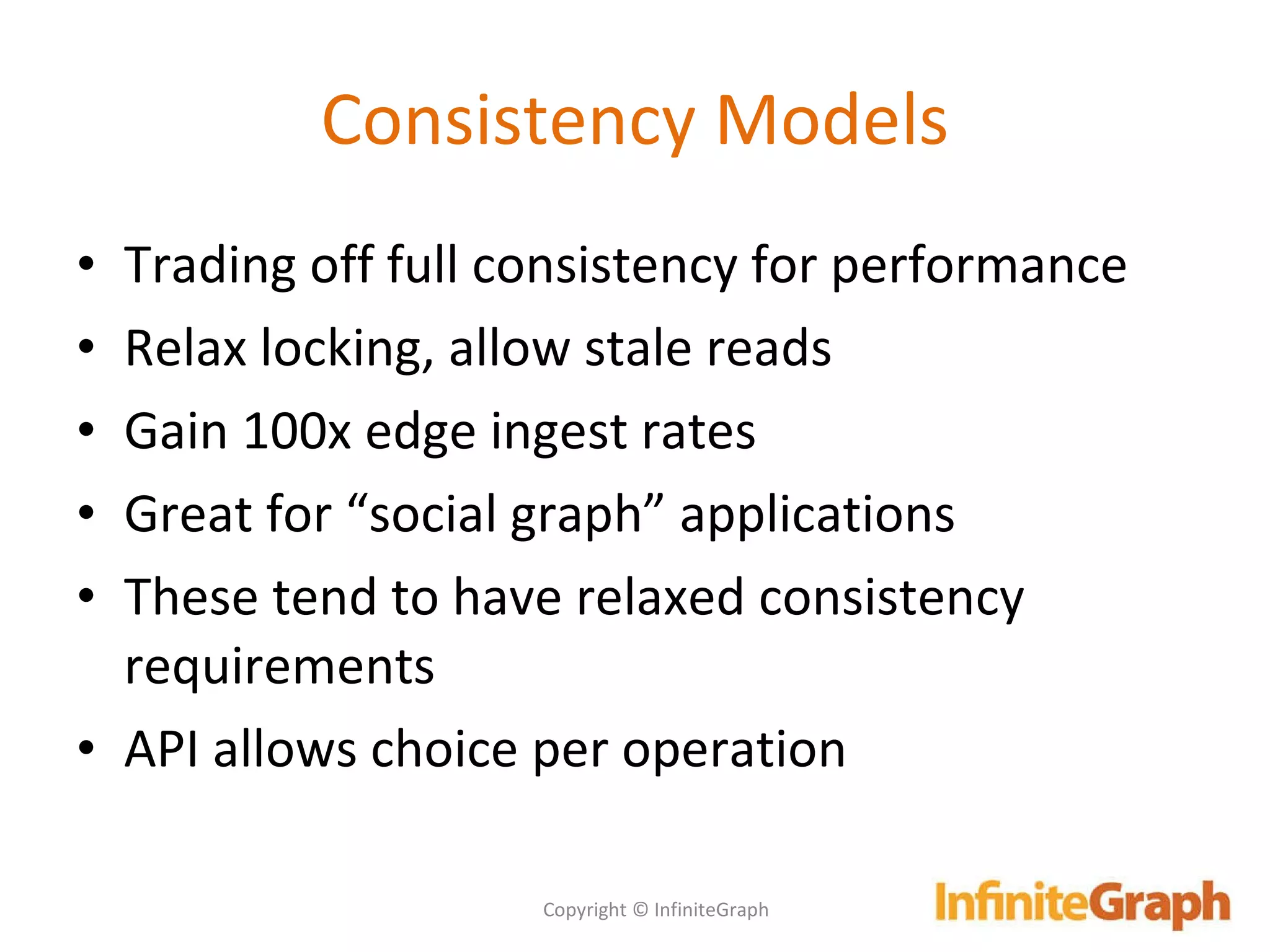 An overview of InfiniteGraph, the distributed graph database | PPT