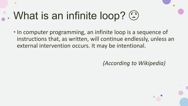 Infinite Loop!.pptx