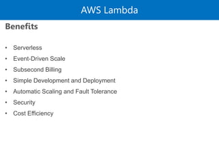 Infinite Scaling using Lambda and Aws - Atlogys Tech Talk | PPT
