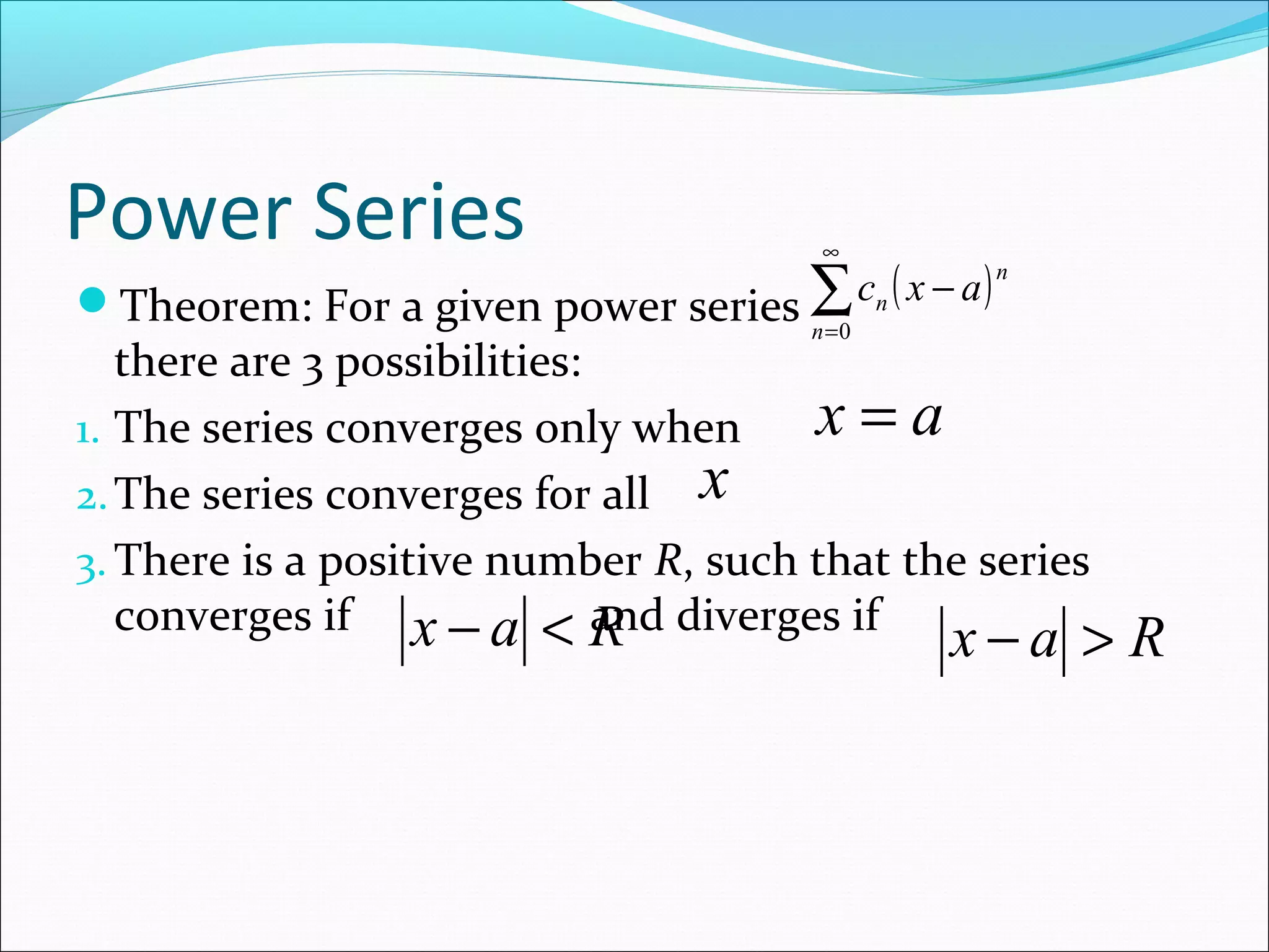 Infinite sequence and series | PPT