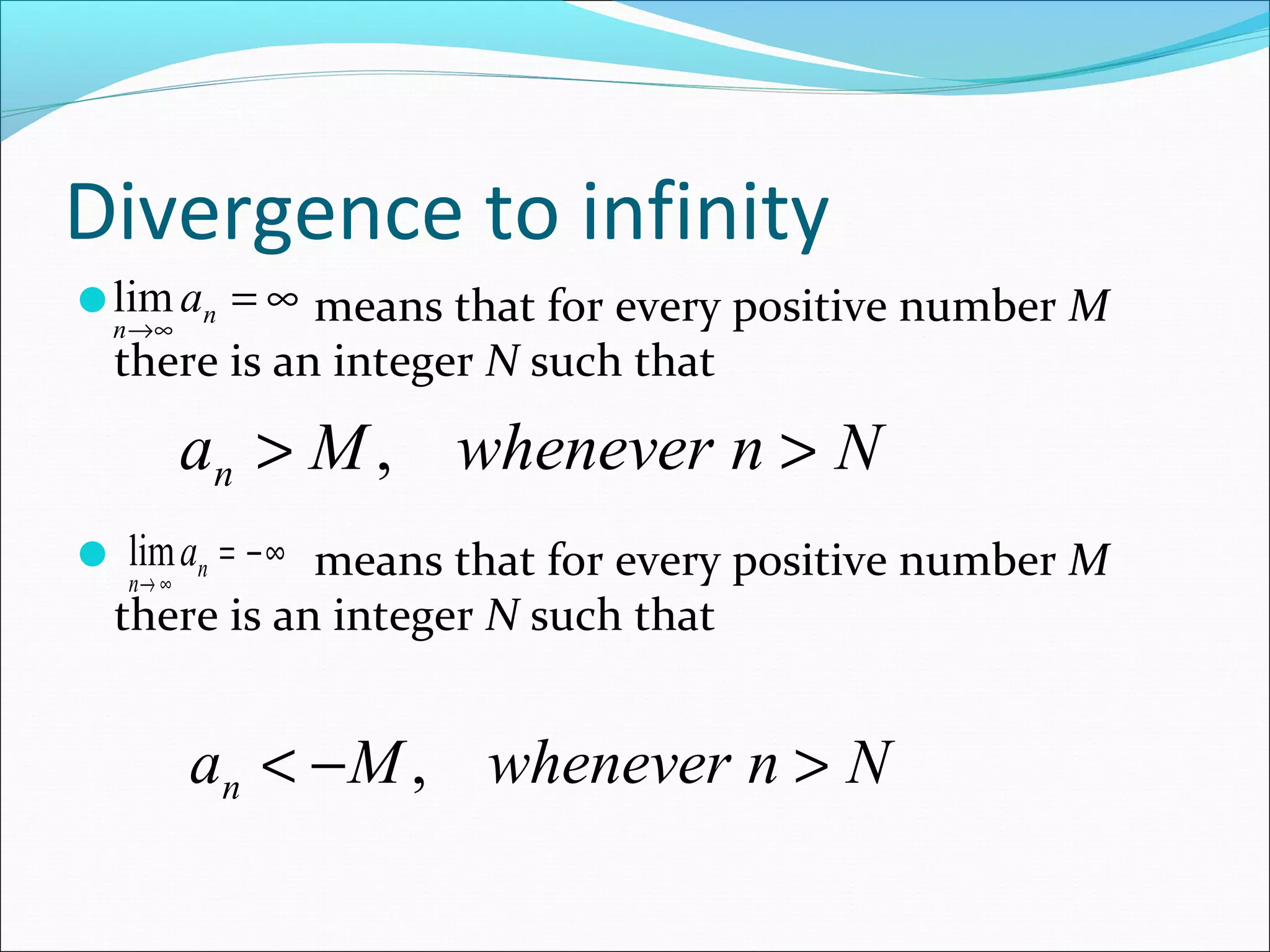 Infinite sequence and series | PPT