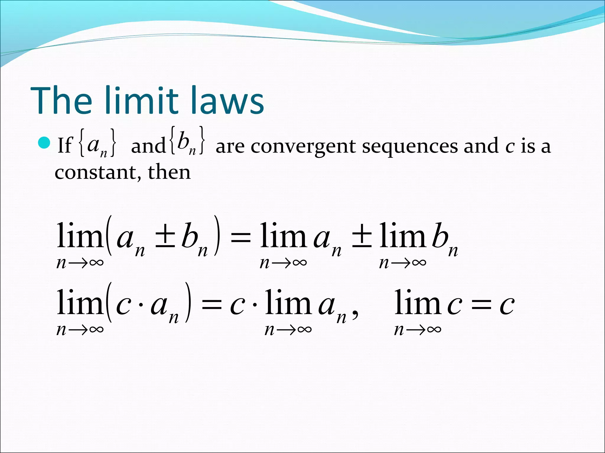 Infinite sequence and series | PPT