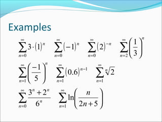 Infinite sequence and series | PPT