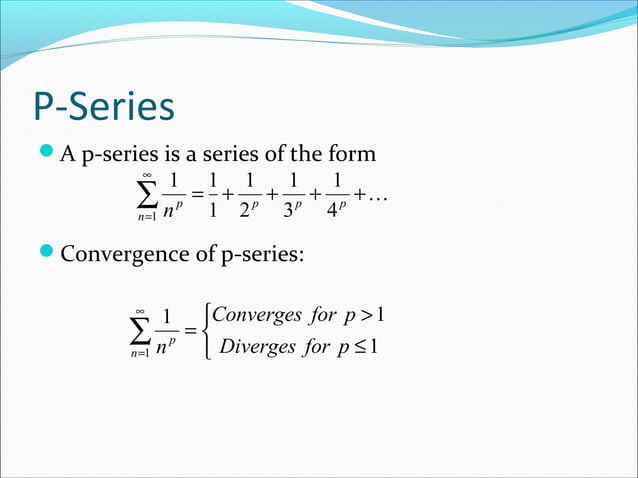 Infinite sequence and series | PPT | Physics | Science
