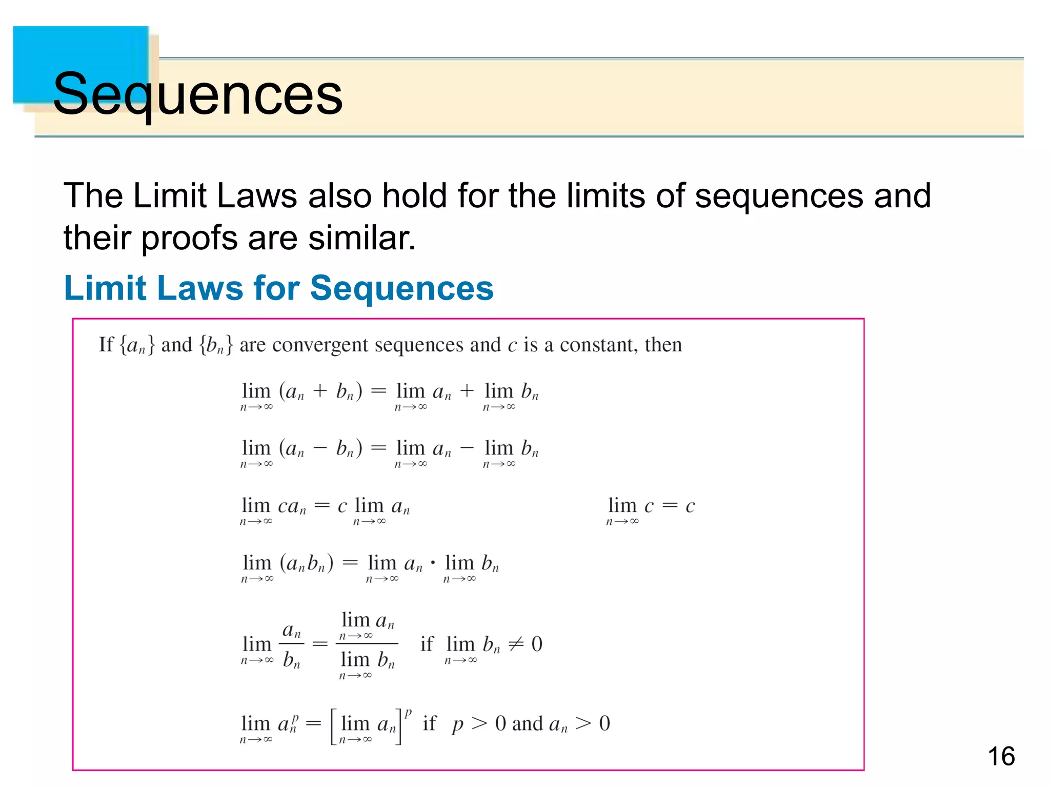 Infinite sequences and series i | PDF