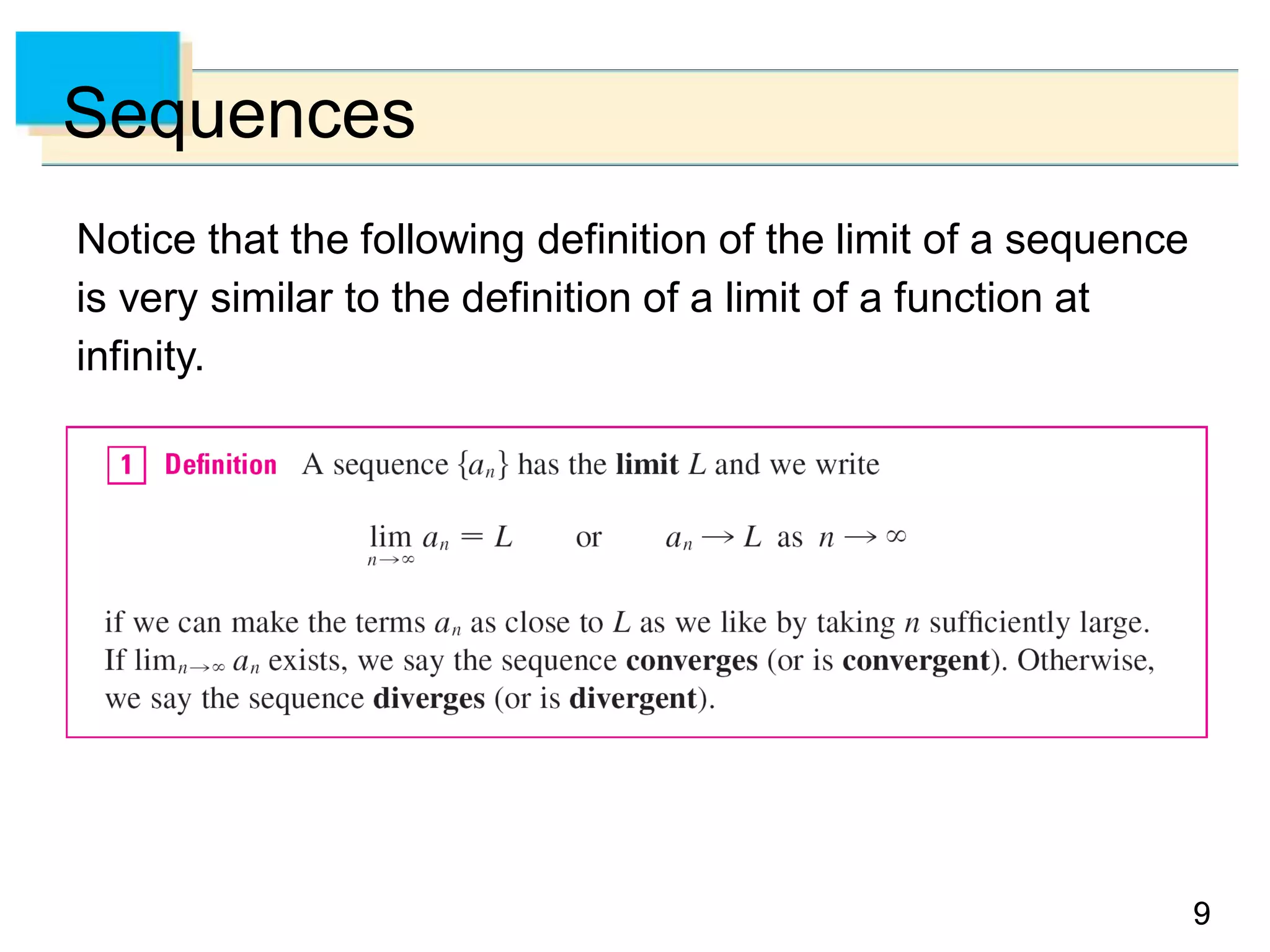 Infinite sequences and series i | PDF
