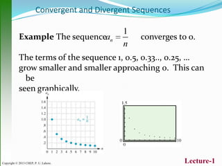 Infinite sequence & series 1st lecture | PPTX