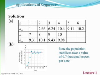 Infinite sequence & series 1st lecture | PPTX