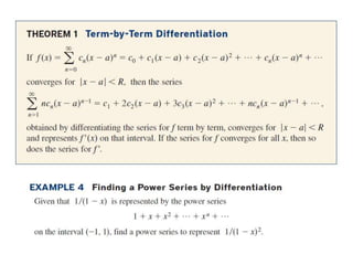 Infinite series | PPTX
