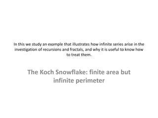 Infinite series | PDF