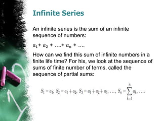 Infinite series & sequence | PPTX