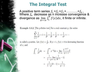 Infinite series & sequence | PPTX