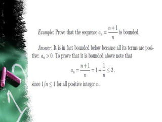 Infinite series & sequence | PPTX | Physics | Science