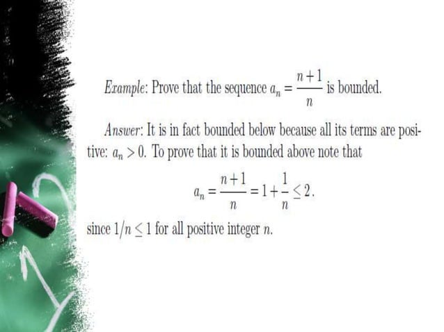 Infinite series & sequence | PPTX | Physics | Science