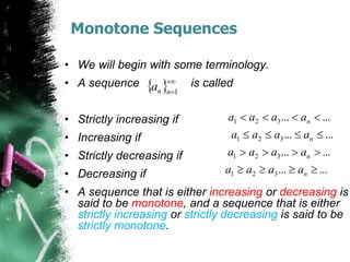 Infinite series & sequence | PPTX | Physics | Science