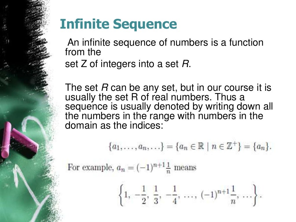 Infinite series & sequence