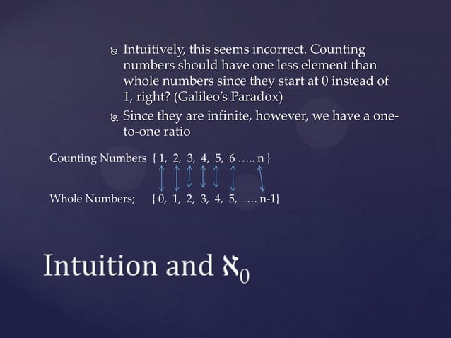 Infinite sets and cardinalities | PPTX | Programming Languages | Computing