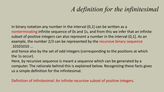 Definition of Infinitesimal | PPTX