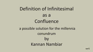 Infinitesimal Definition