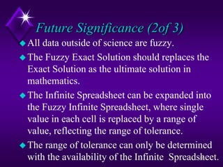 Infinite Spreadsheet | PPT