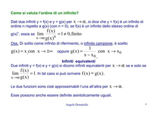 Infiniti infinitesimi asintoti | PDF