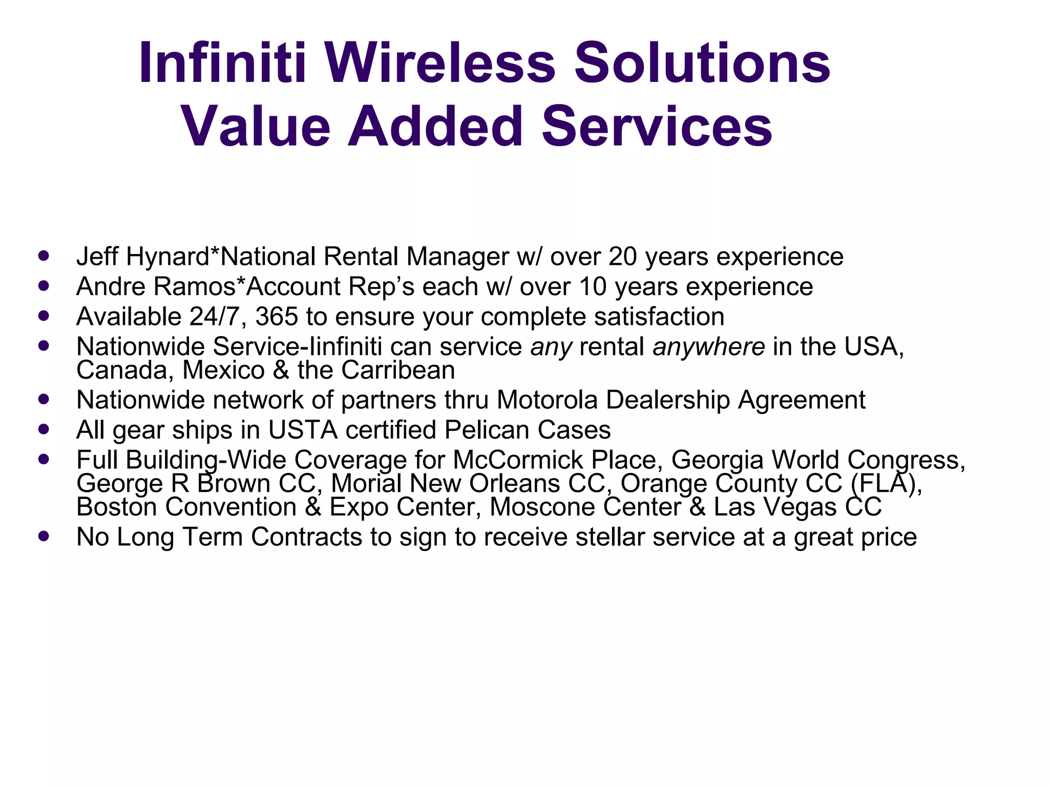 Infiniti Ppt | PPT | Technology & Computing