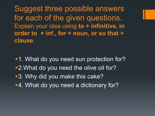 Infinitive of-purpose | PPTX