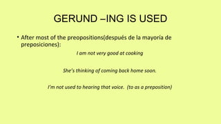 Infinitive and Gerund (ESL) | PPT