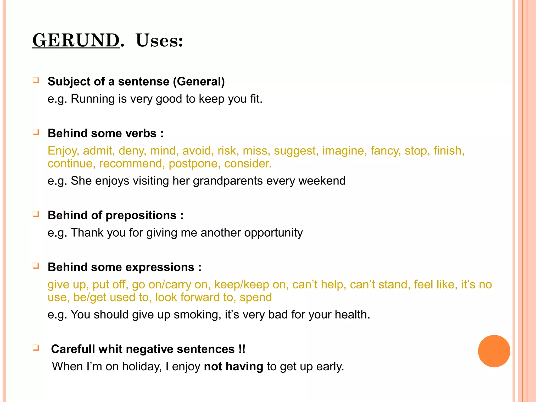 Infinitive and gerunds | PPT