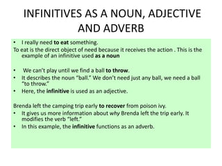 Infinitive and Gerunds.pptxggggggggggggg | PPTX