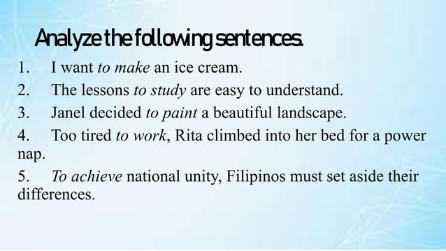 INFINITIVE AND INFINITIVE PHRASES G9.pptx