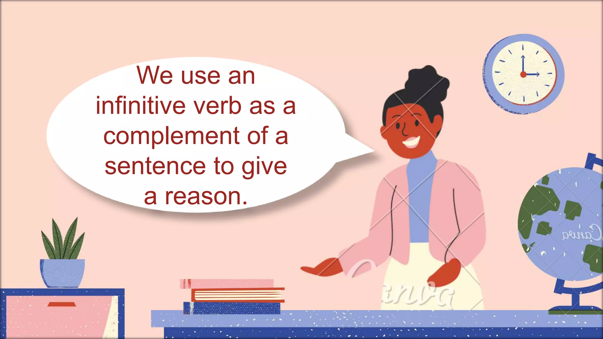 Infinitive for reasons | PPTX