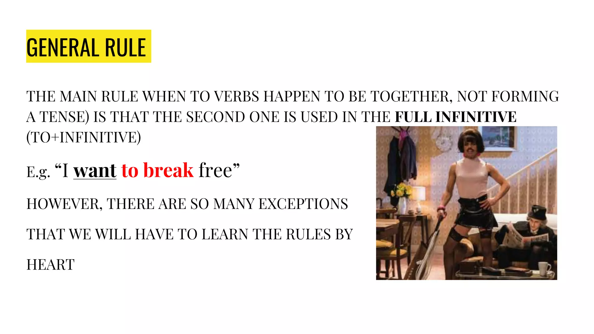 Infinitive or gerund ( ing) | PPT