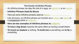 Infinitive Phrases.pptx Infinitive Phrases.pptx
